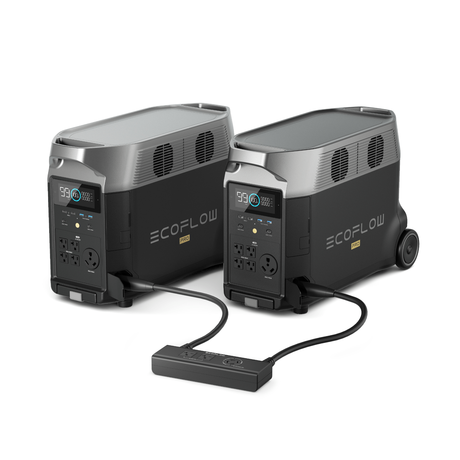 2 Ecoflow Delta Pro Double Voltage Hub